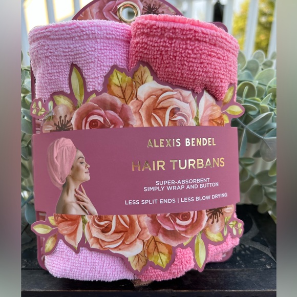 Alexis Bendel | Bath & Body | Alexis Bendel Pink Hair Turbans | Poshmark
